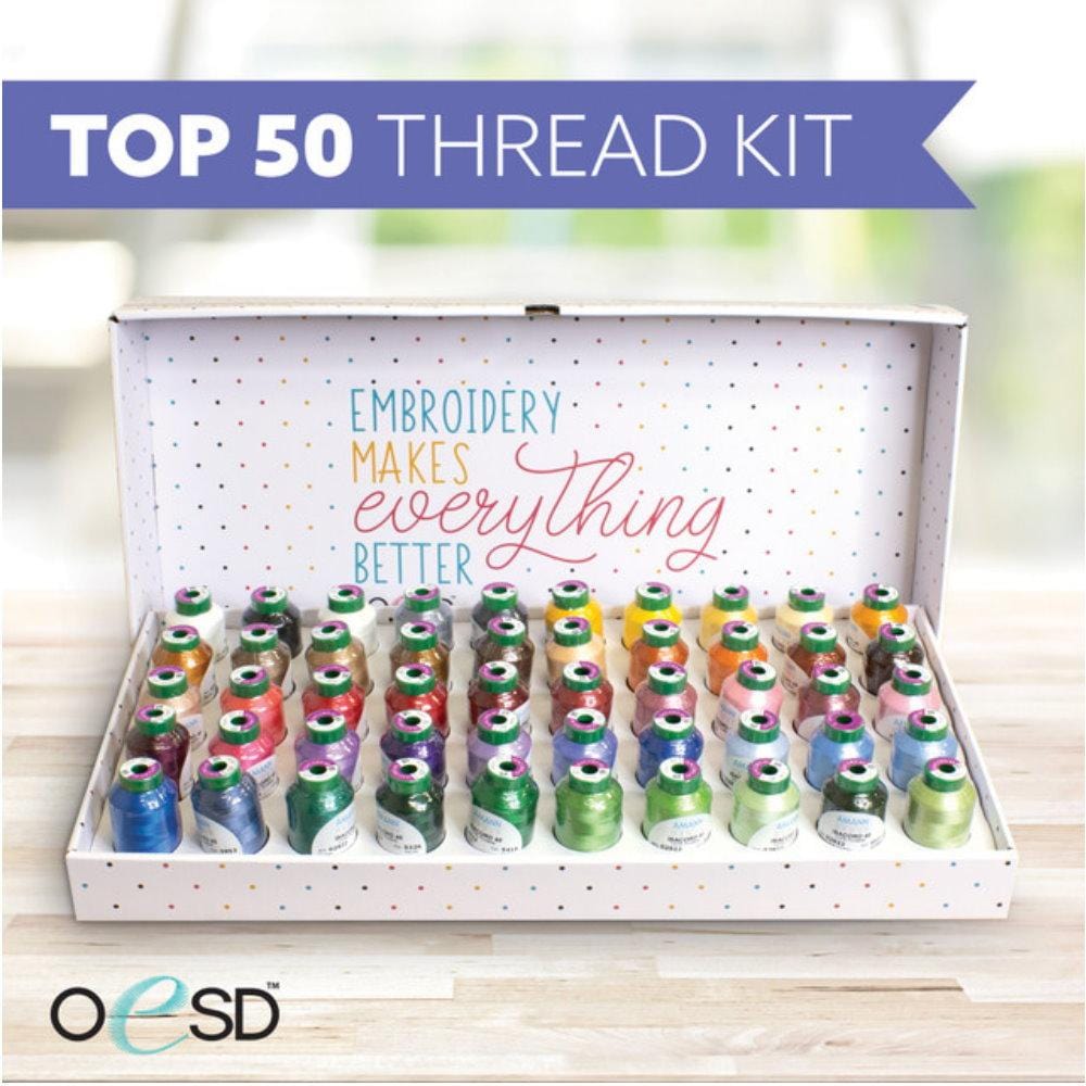 OESD - Isacord Top 50 Thread Kit – Stitchin Heaven