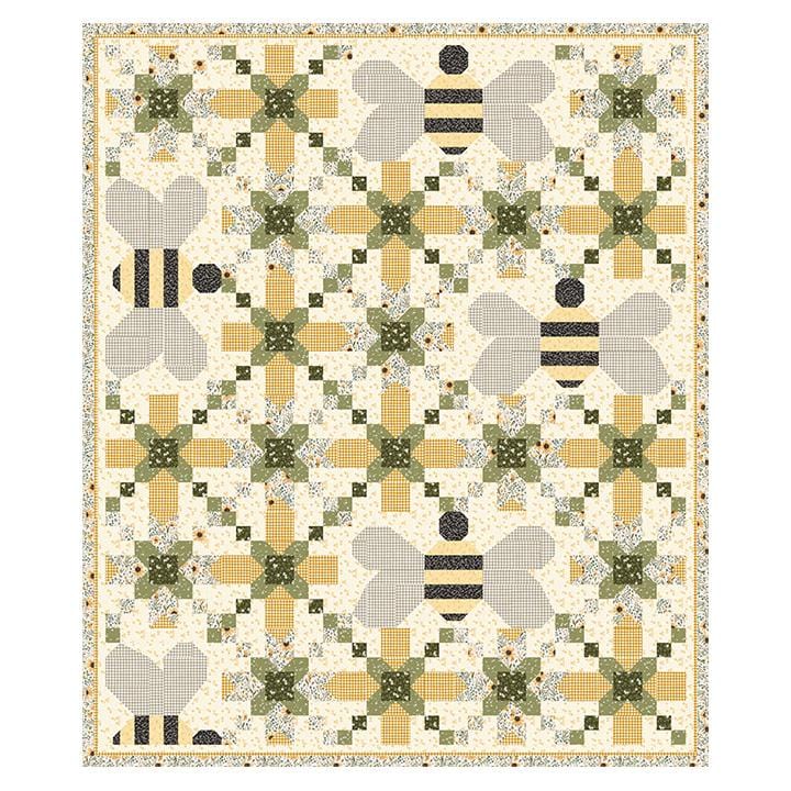 Humblebee - Geometric Bee Quilt Design – Stitchin Heaven