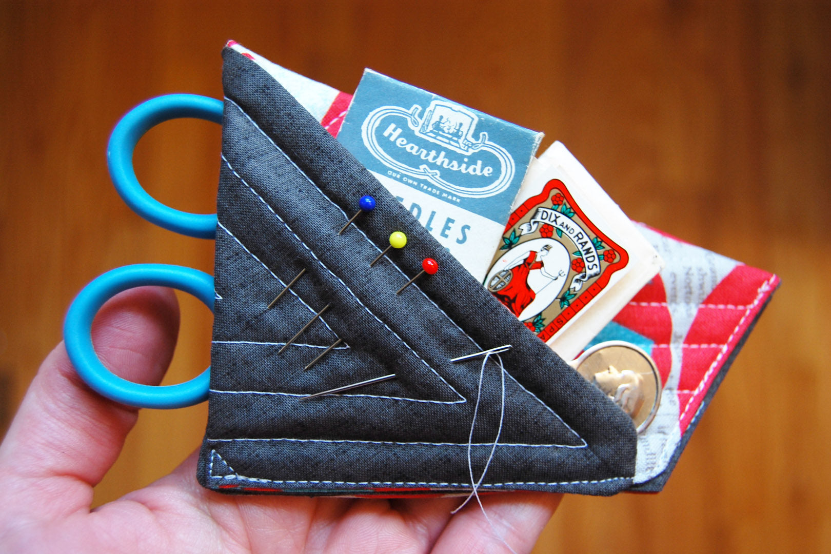 Mini Scissors Case with Needle Minder – Stitchin Heaven