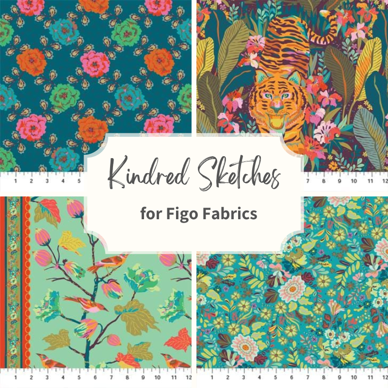 Kindred Sketches Fabric Collection | Stitchin' Heaven – Stitchin Heaven