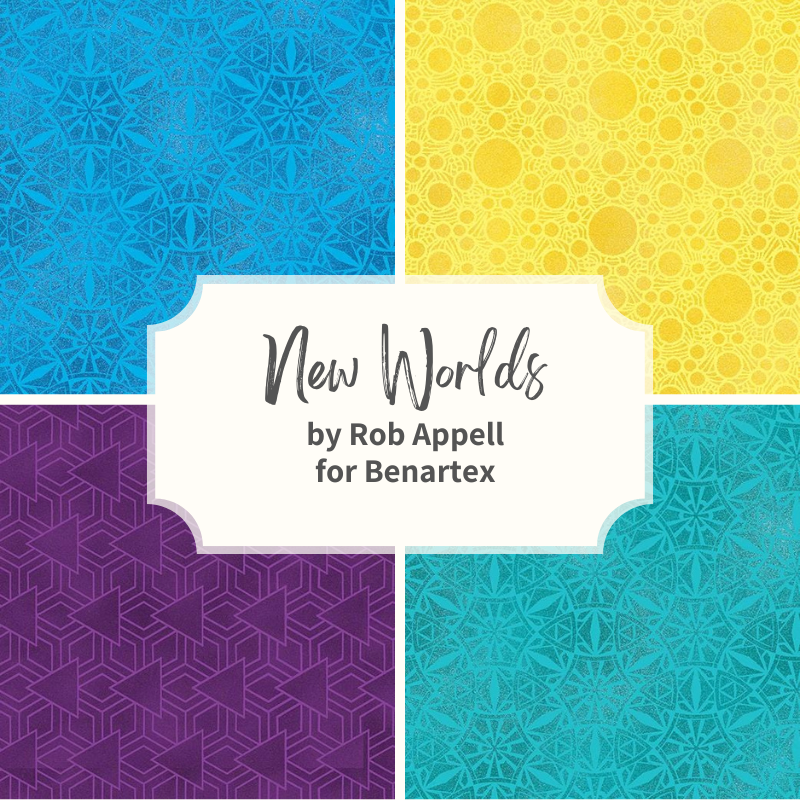 New Worlds Fabric Collection – Stitchin Heaven