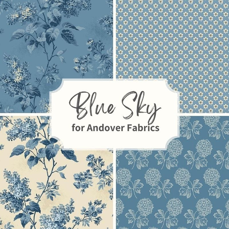 Blue Sky Fabric Collection by Andover Fabrics – Stitchin Heaven