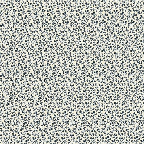 Indigo Cheddar II - Berry Vine Cream – Stitchin Heaven