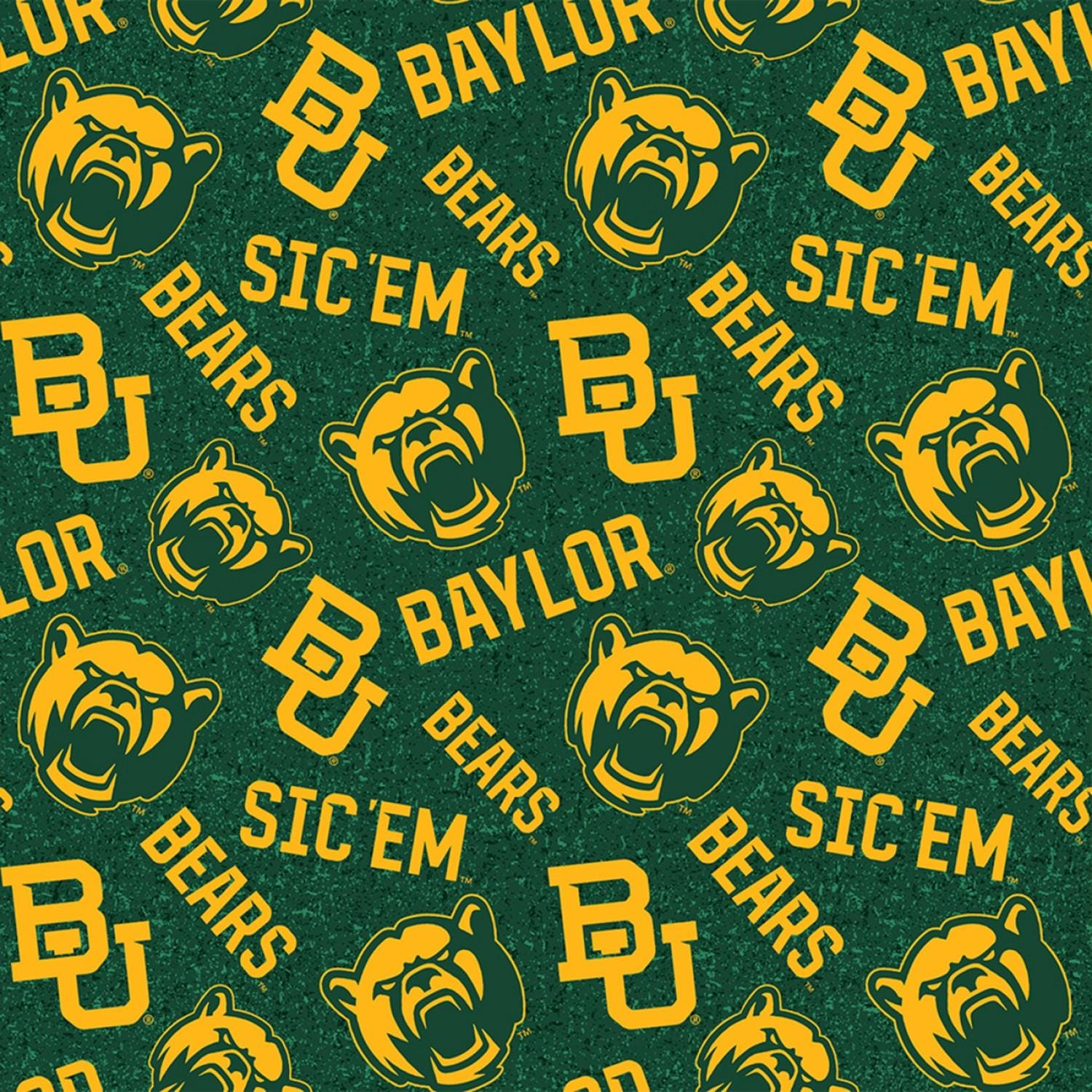 College Fabrics - NCAA-Baylor University Tossed – Stitchin Heaven
