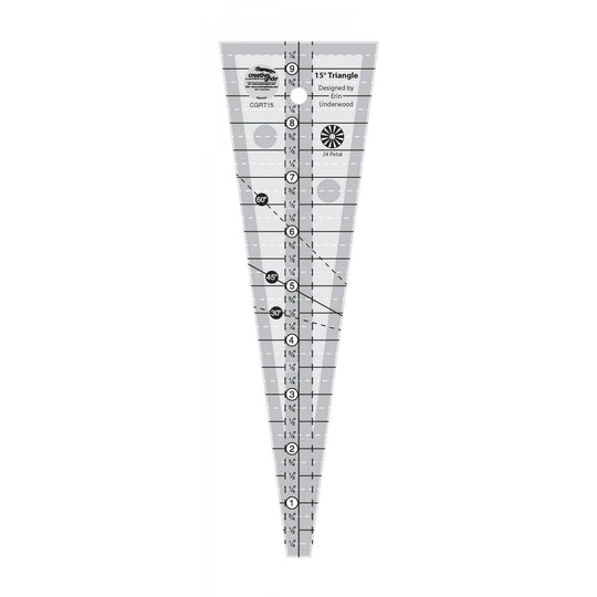Creative Grids 15 Degree Triangle Ruler - Stitchin Heaven