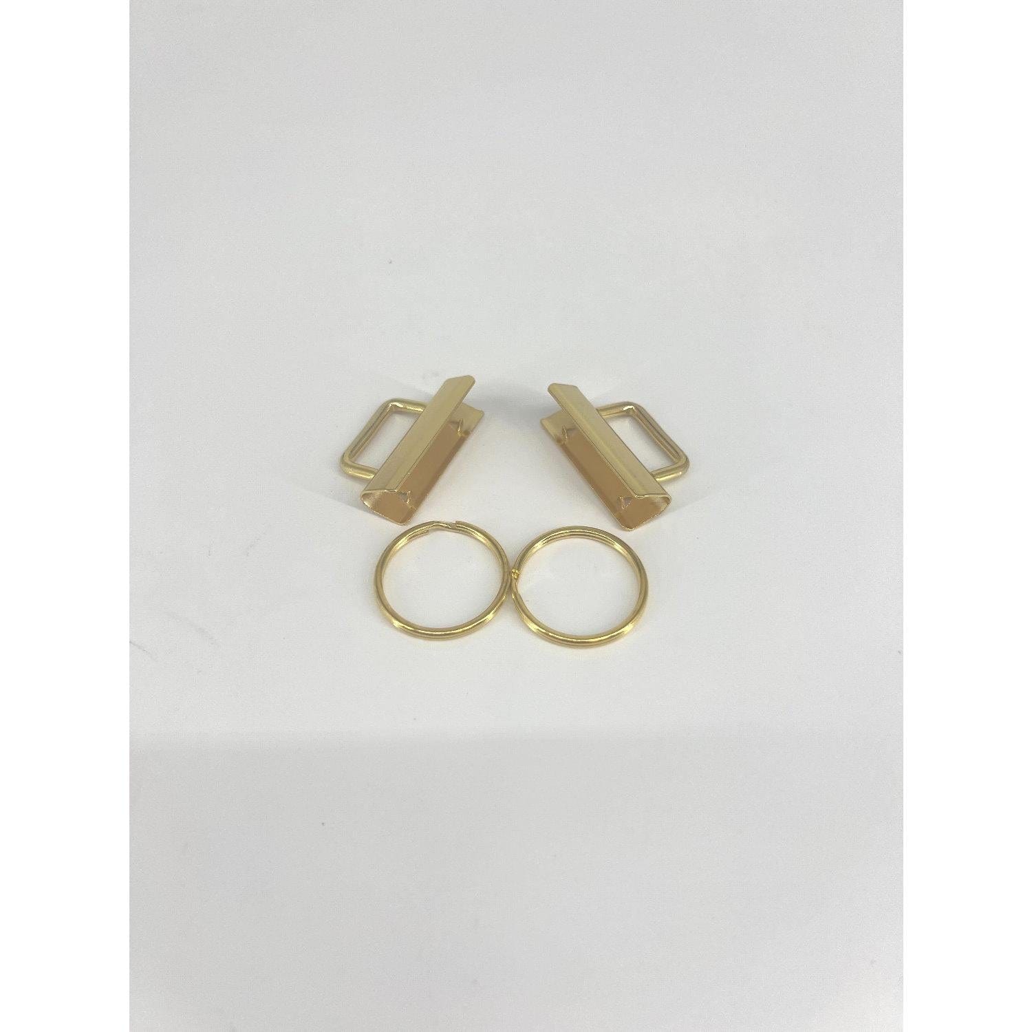 1.5in Key Fob Hardware Set of 2 - Gold – Stitchin Heaven