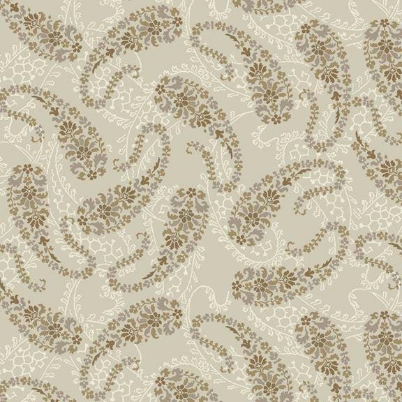 Paper Petals - Swirling Paisley Cream – Stitchin Heaven