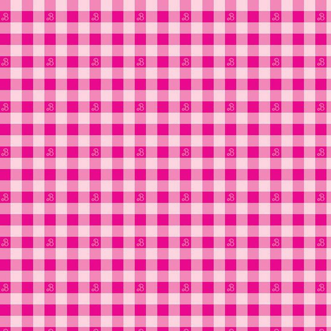 Barbie World - Barbie Gingham Hot Pink – Stitchin Heaven