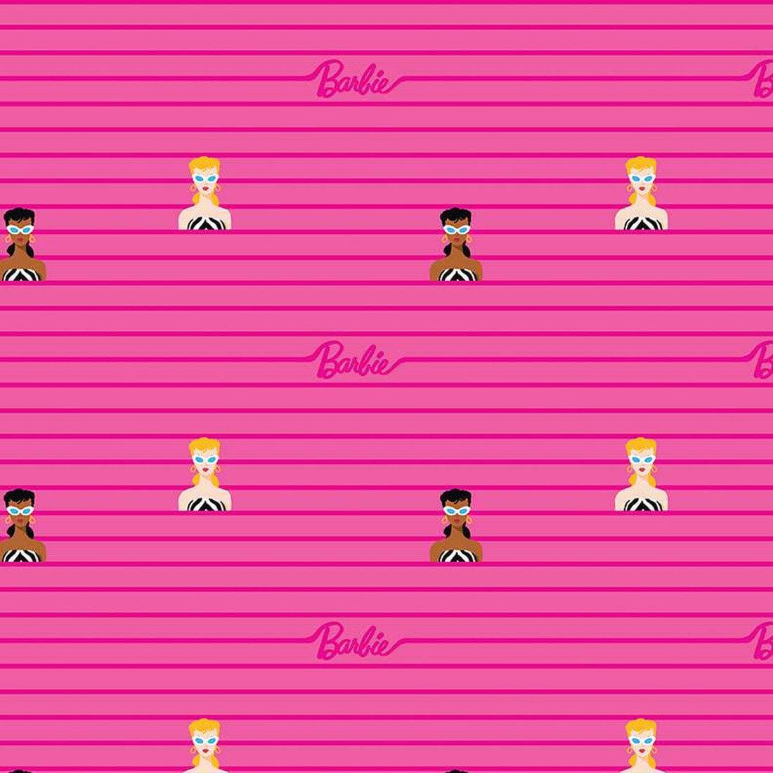 Barbie World - Barbie Stripe Hot Pink – Stitchin Heaven