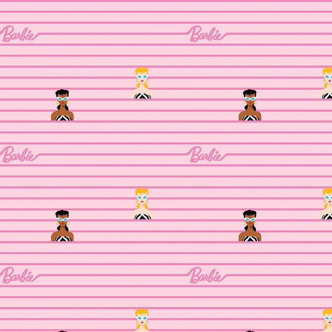 Barbie World - Barbie Stripe Pink – Stitchin Heaven
