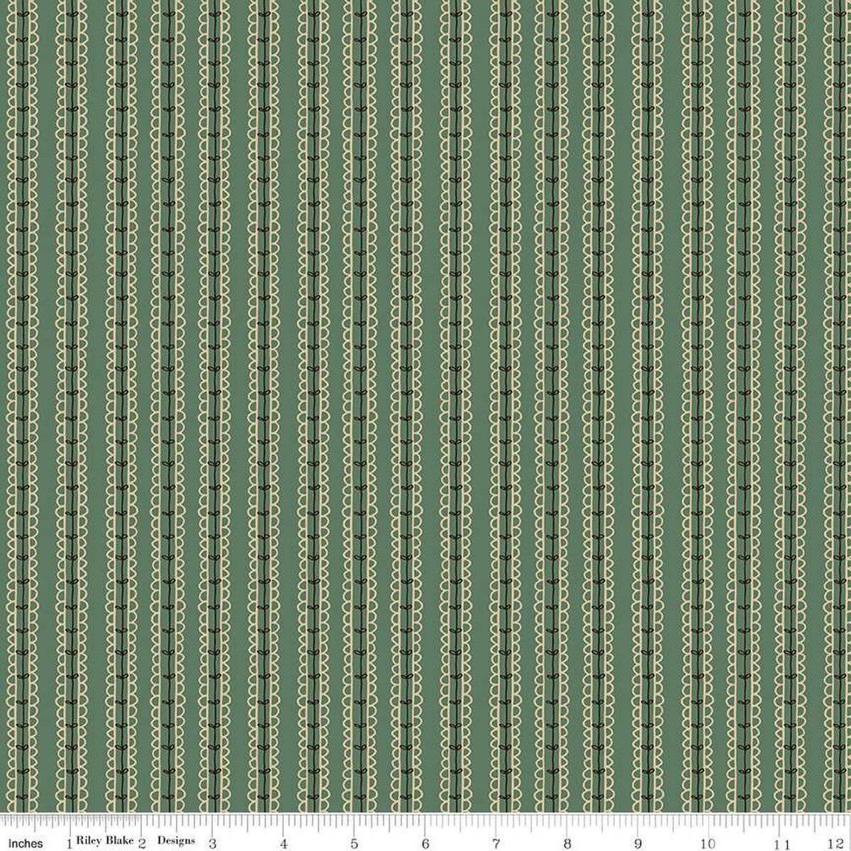 Morning Latte - Stripes Green – Stitchin Heaven