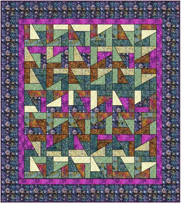 ARABELL SCRAP CRAZY KIT - Quilt Kit 62.5' x 70.25" – Stitchin Heaven