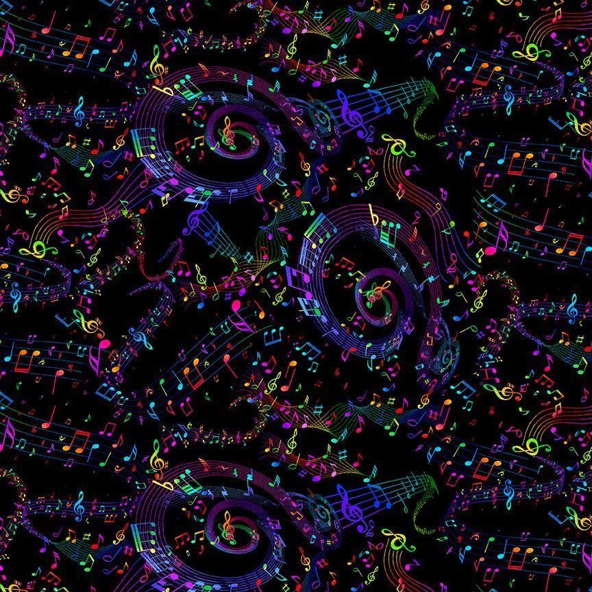 I'm With The Band - Twisted Spiral Music Note – Stitchin Heaven