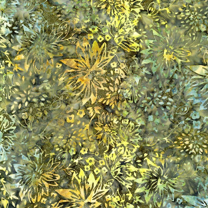 Tonga Rose Petal - Wildflowers Olive