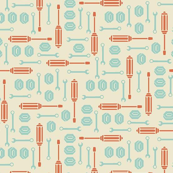 Andover - Sweet Ride - Toolbox Linen – Stitchin Heaven