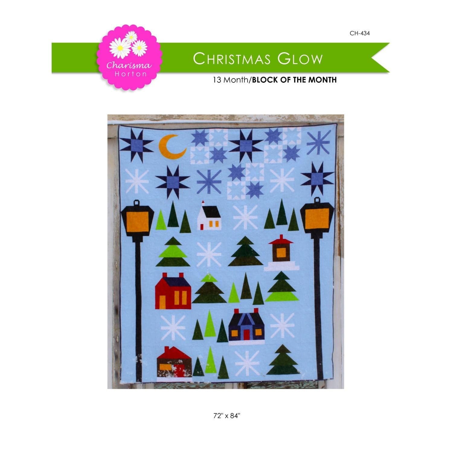 Christmas Glow BOM Quilt Pattern – Stitchin Heaven