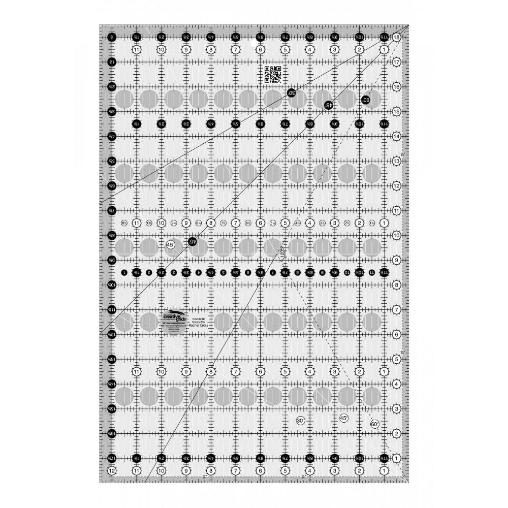 Creative Grids 12 5 X 18 5 Quilt Ruler Creative Grids 12 5 X 18 5 Quilt Ruler