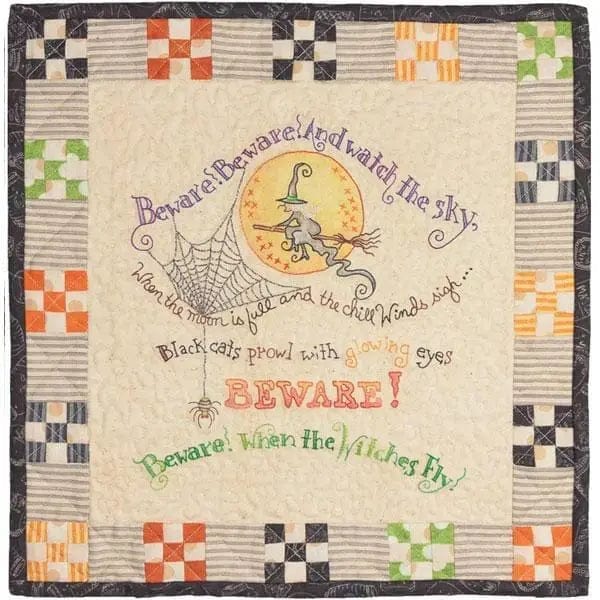 When Witches Fly Pattern - Stitchin Heaven