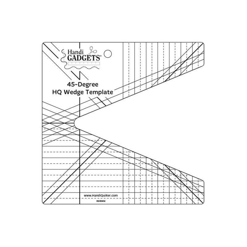 Handi Quilter - Wedge Ruler, 45-Degree - Stitchin Heaven
