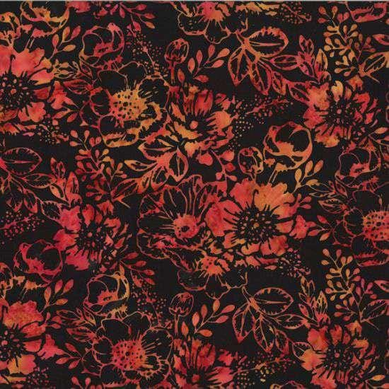 Hoffman - Bali Batiks - Big Floral Adobe