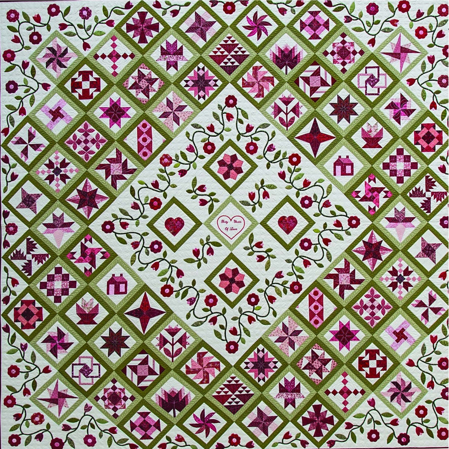 Anniversary Sampler – Stitchin Heaven