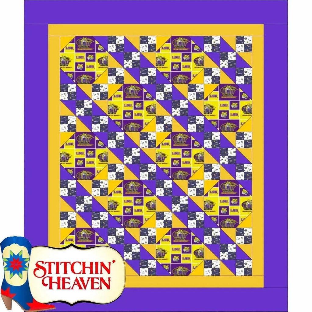 The College Quilt Pattern - Stitchin Heaven