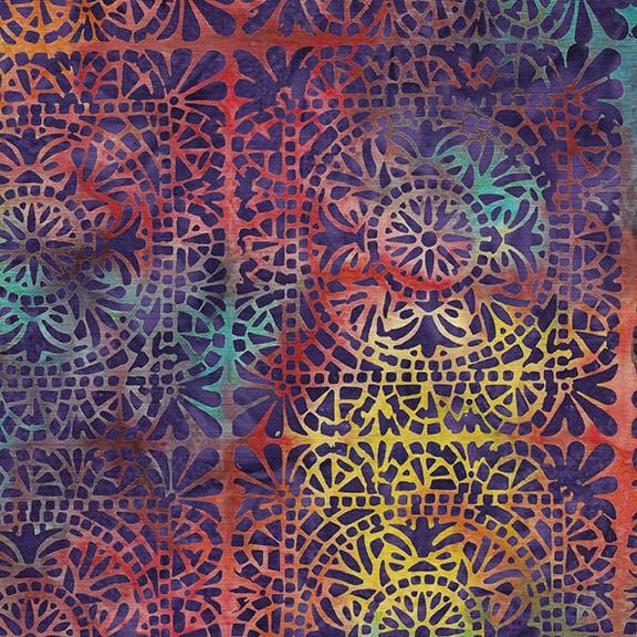 Broken Glass - 5 Inch Tile Wisteria – Stitchin Heaven