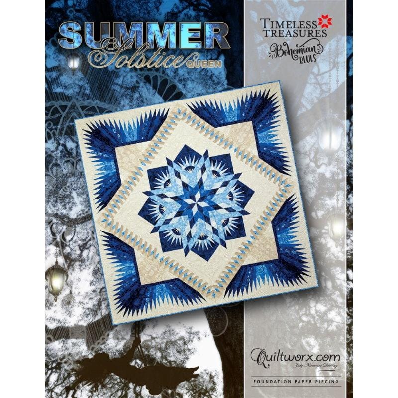 Judy Niemeyer Quiltworx - Summer Solstice Queen Quilt Pattern ...