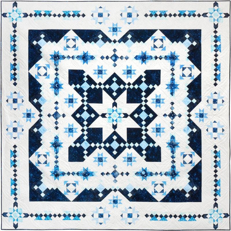 Mid Winter Blues Quilt Full Pattern - Stitchin Heaven
